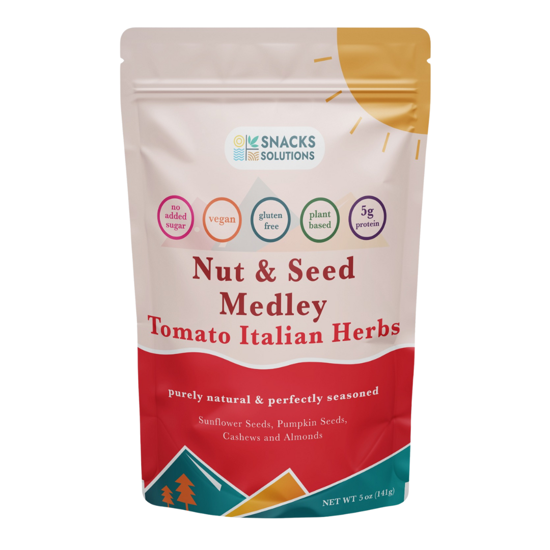 Nut & Seed Medley – Tomato Italian Herb – Snacks Solutions